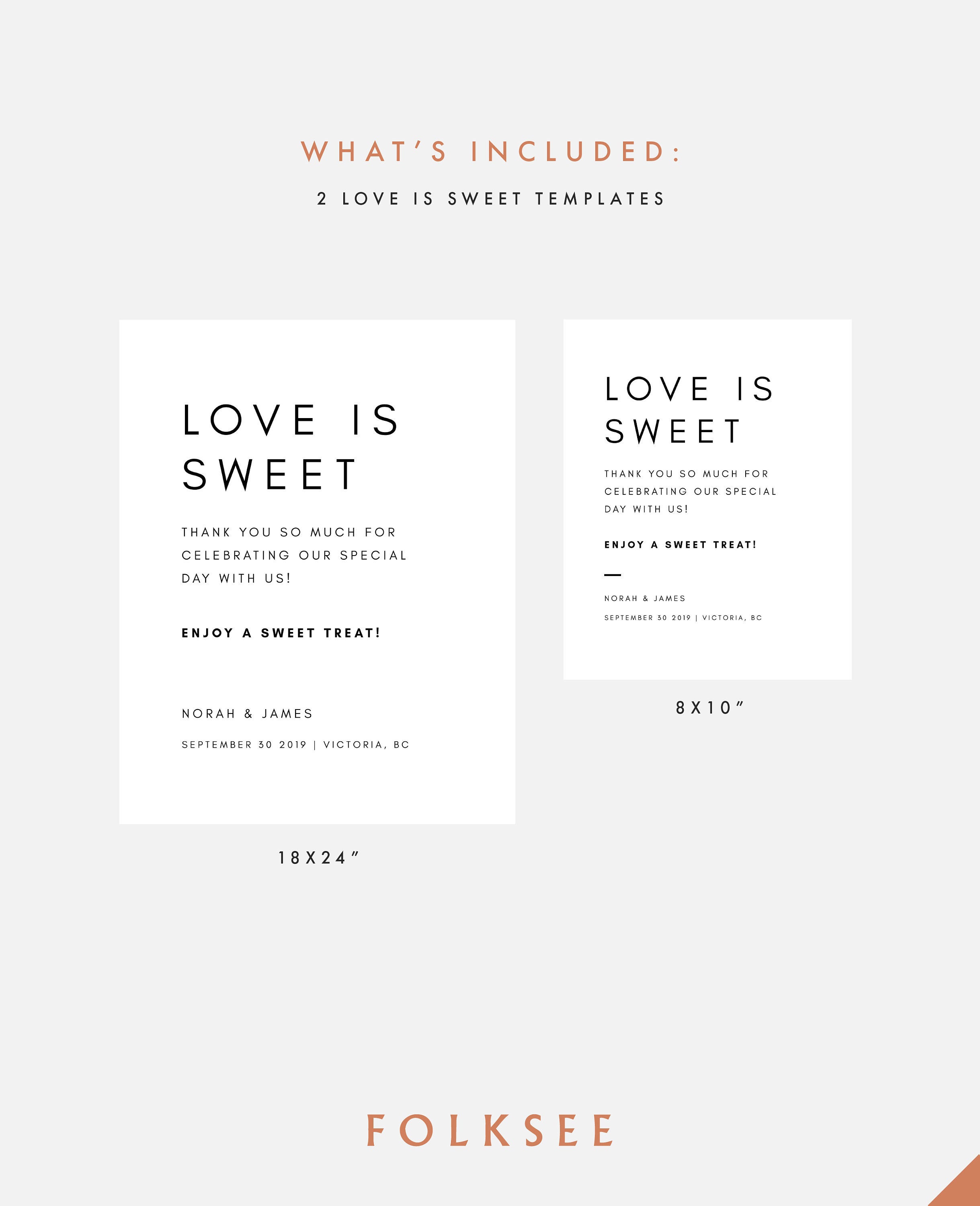 Modern Love is Sweet Sign - Take a Treat Sign - Dessert Table Sign ...
