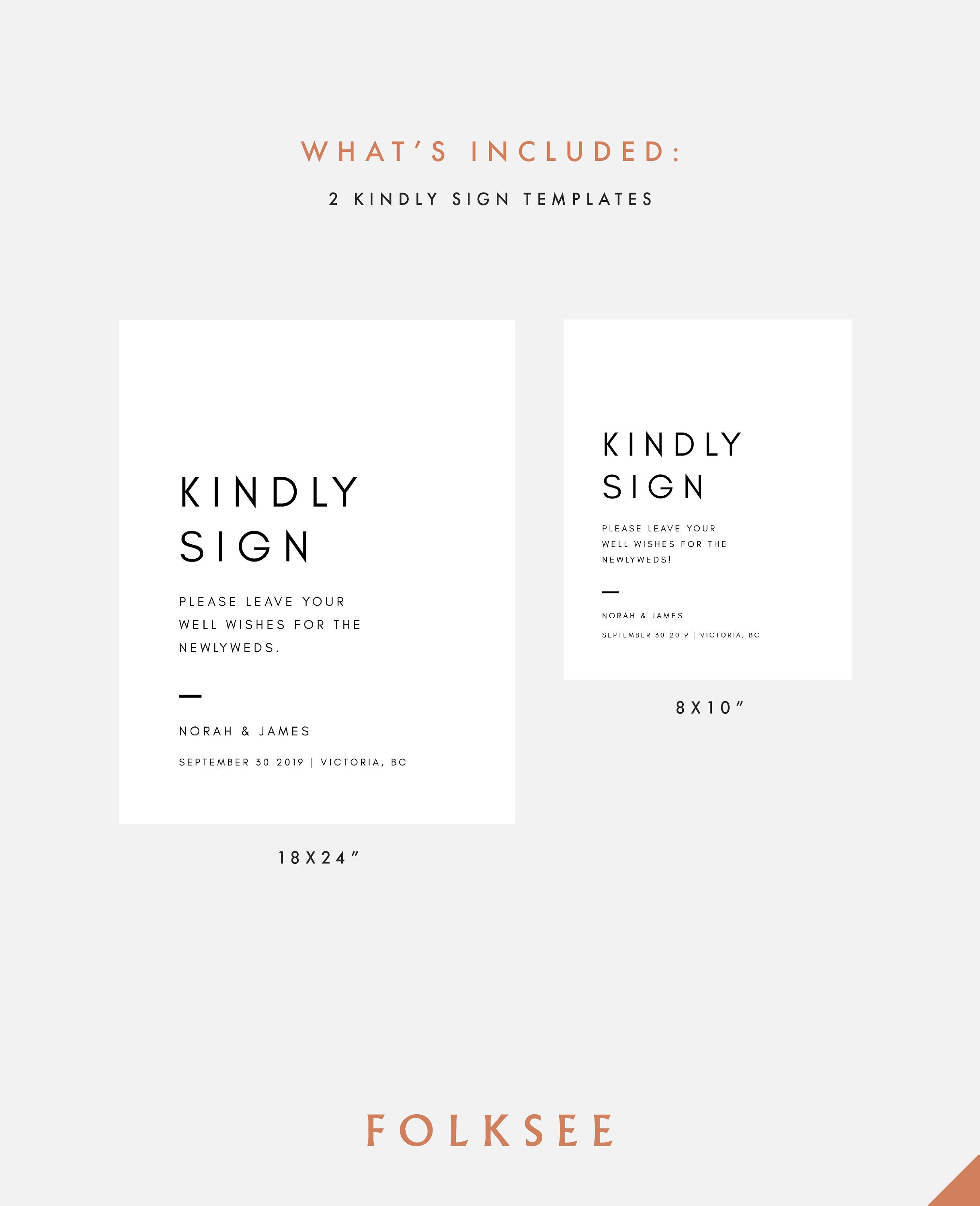 Guestbook Alternative Sign - Kindly Sign - Modern - Printable Guest ...