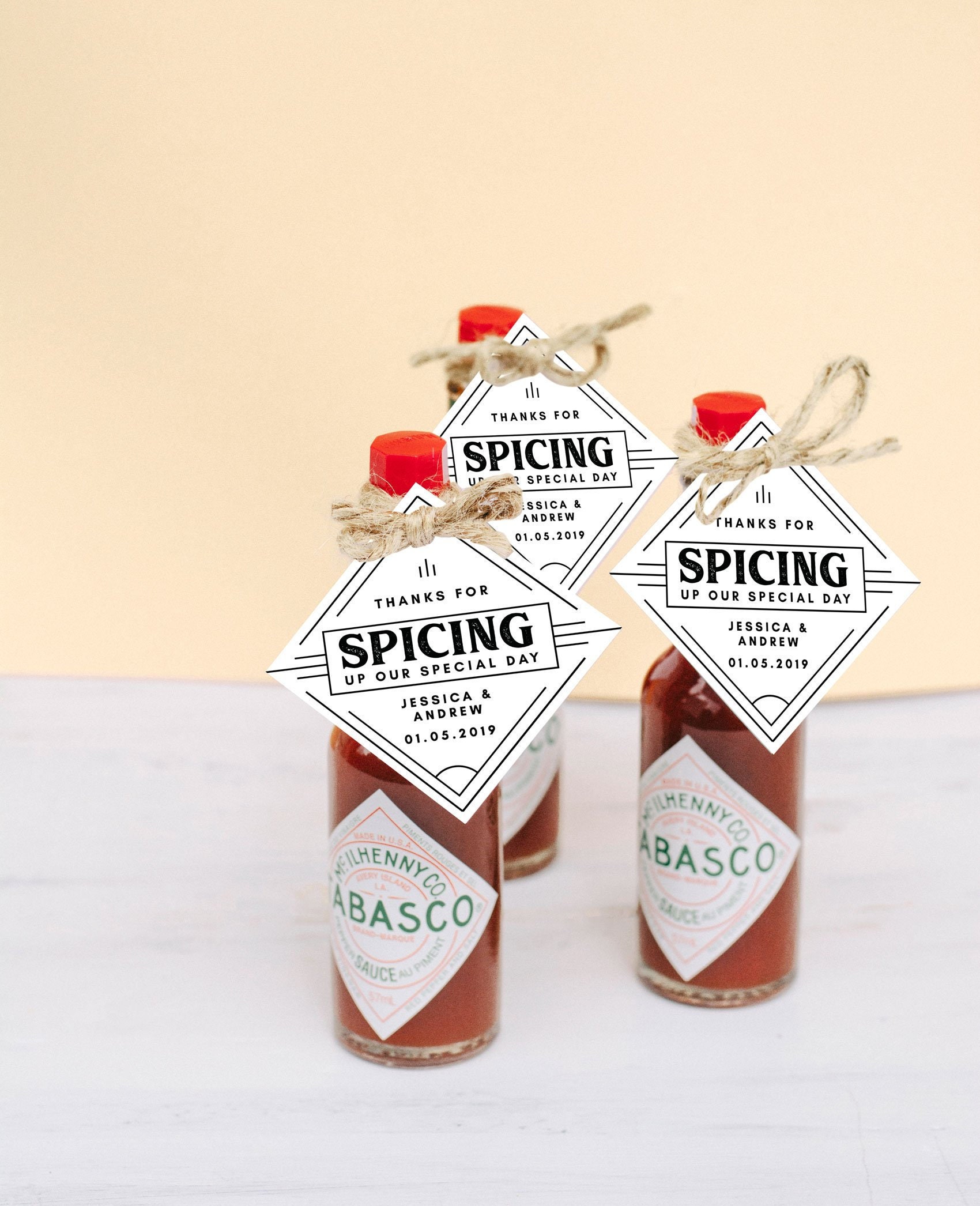 Hot Sauce Wedding Tag Favor Tags Printable Tags Gift - Etsy Canada