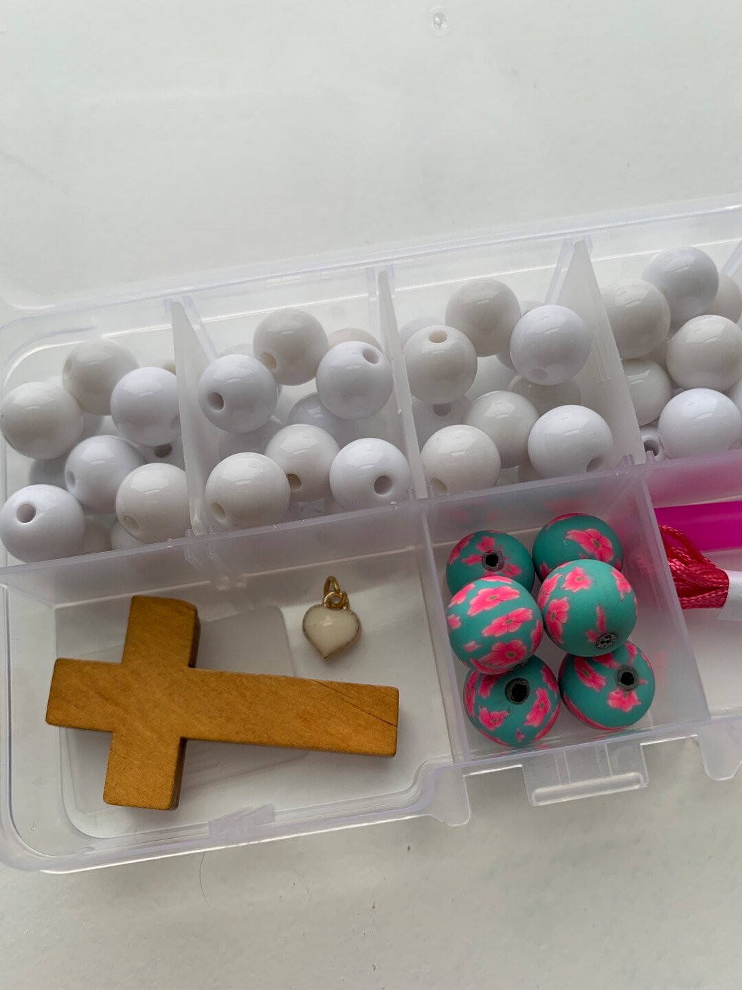 Rosary Making Kit, DIY Rosary, Craft Kit, First Communion, Make Your ...