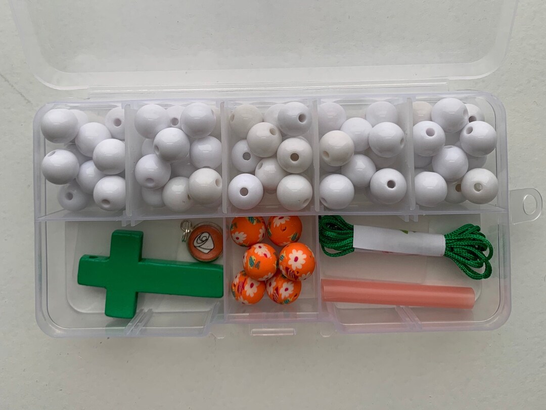 Rosary Making Kit, DIY Rosary, Craft Kit, First Communion, Make Your ...