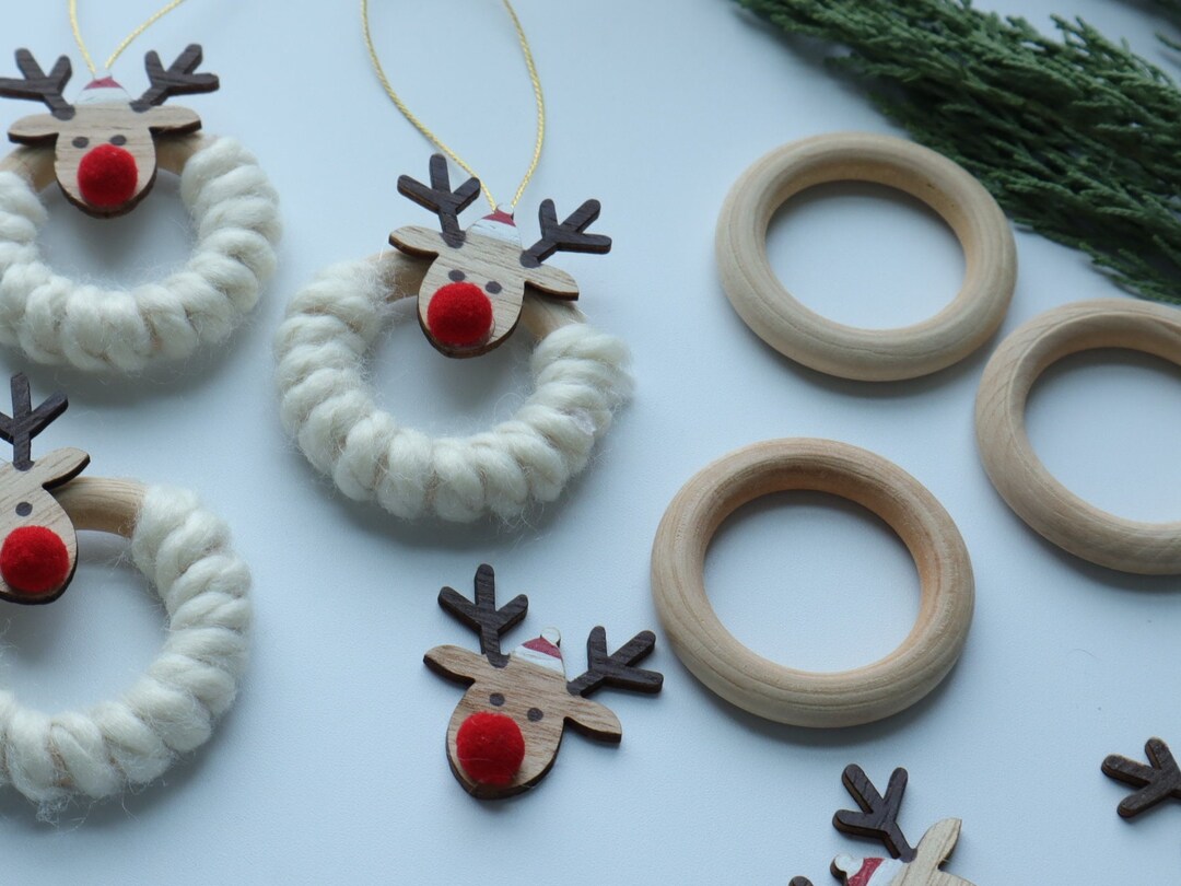 Christmas Ornaments, Reindeer Ornaments, DIY, Crafts, Holiday Crafts - Etsy