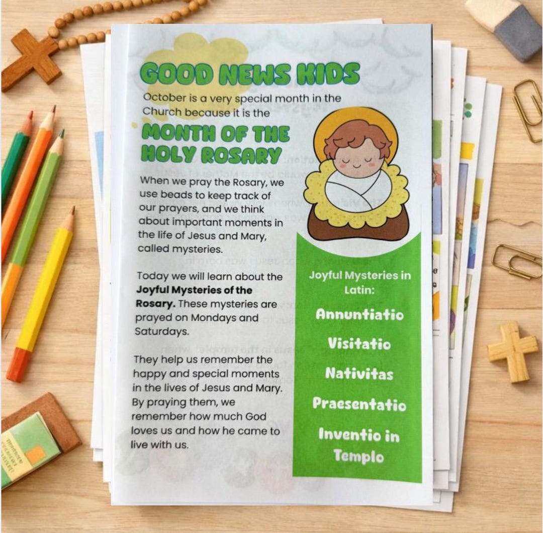 Catholic Kids Activity Newsletters | Boys and Young Men Saints ...