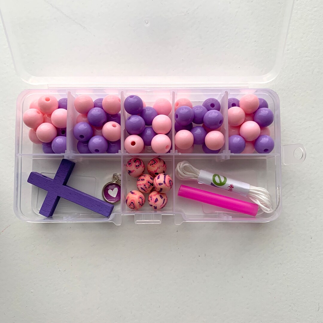Rosary Making Kit, DIY Rosary, Craft Kit, First Communion, Make Your ...