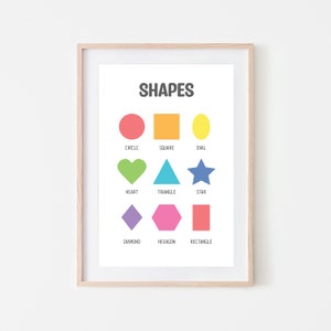 13 Educational Printables RAINBOW Posters Educational Class - Etsy