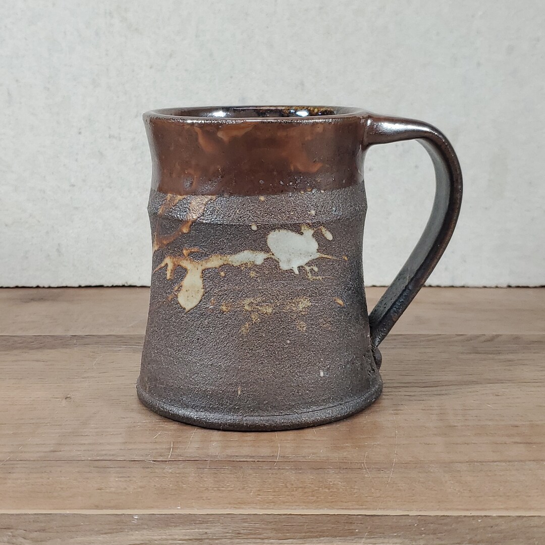 Black Ceramic Mug, Black Coffee Mug, Black Pottery Mug, Coffee Mug ...