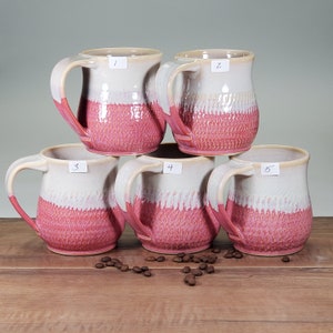 Handmade Pink Coffee Mug - Etsy
