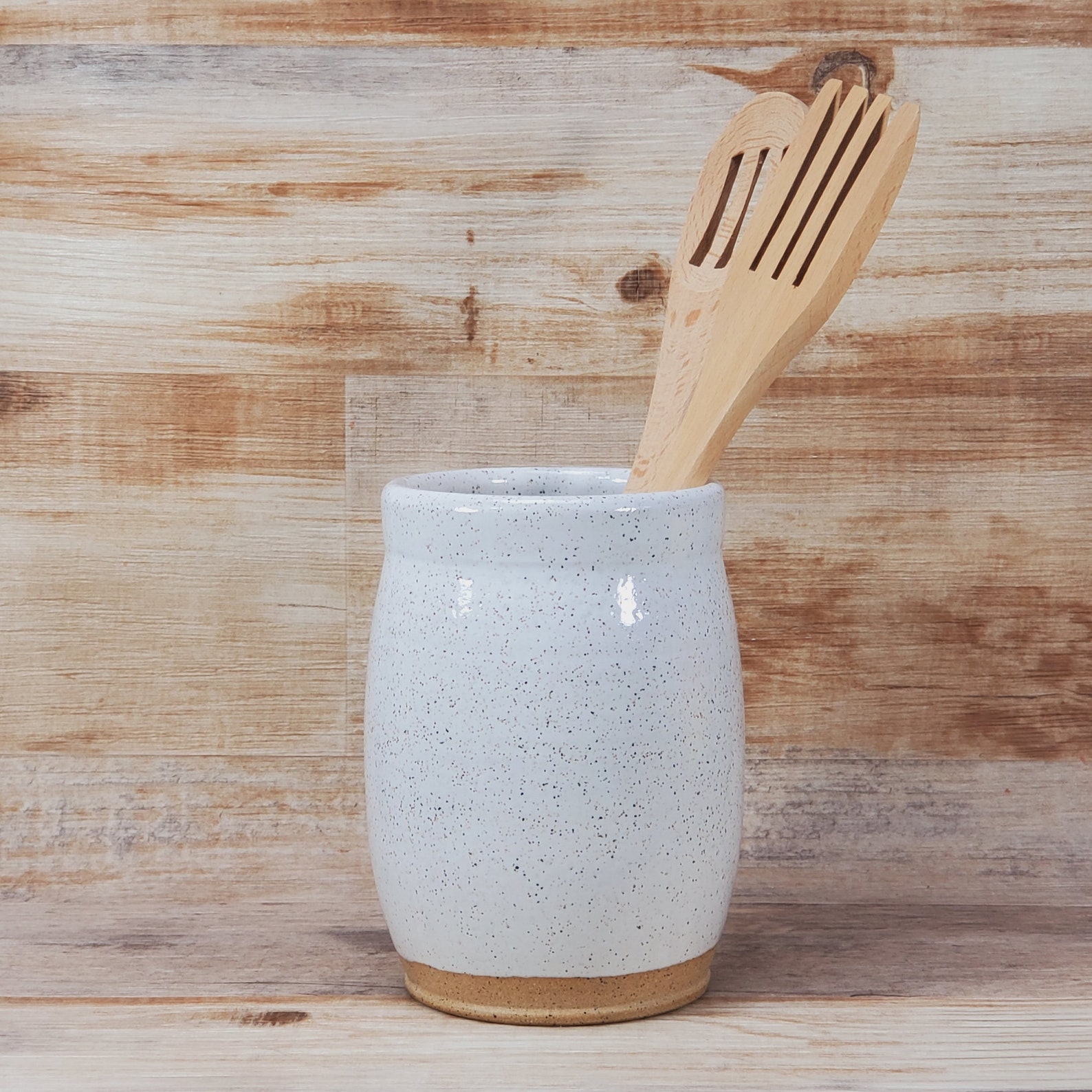Utensil Holder Utensil Crock Kitchen Crock Stoneware Crock | Etsy