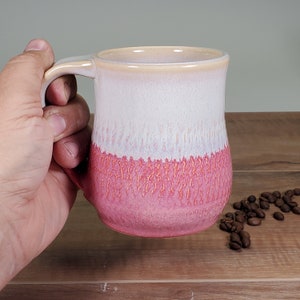Handmade Pink Coffee Mug - Etsy