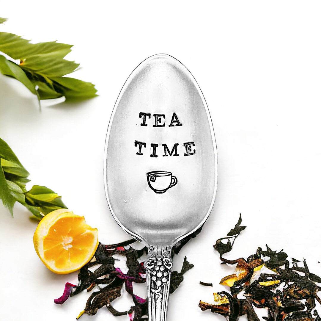 Tea Time Vintage Personalized and Customized Teaspoon, Gift for a ...