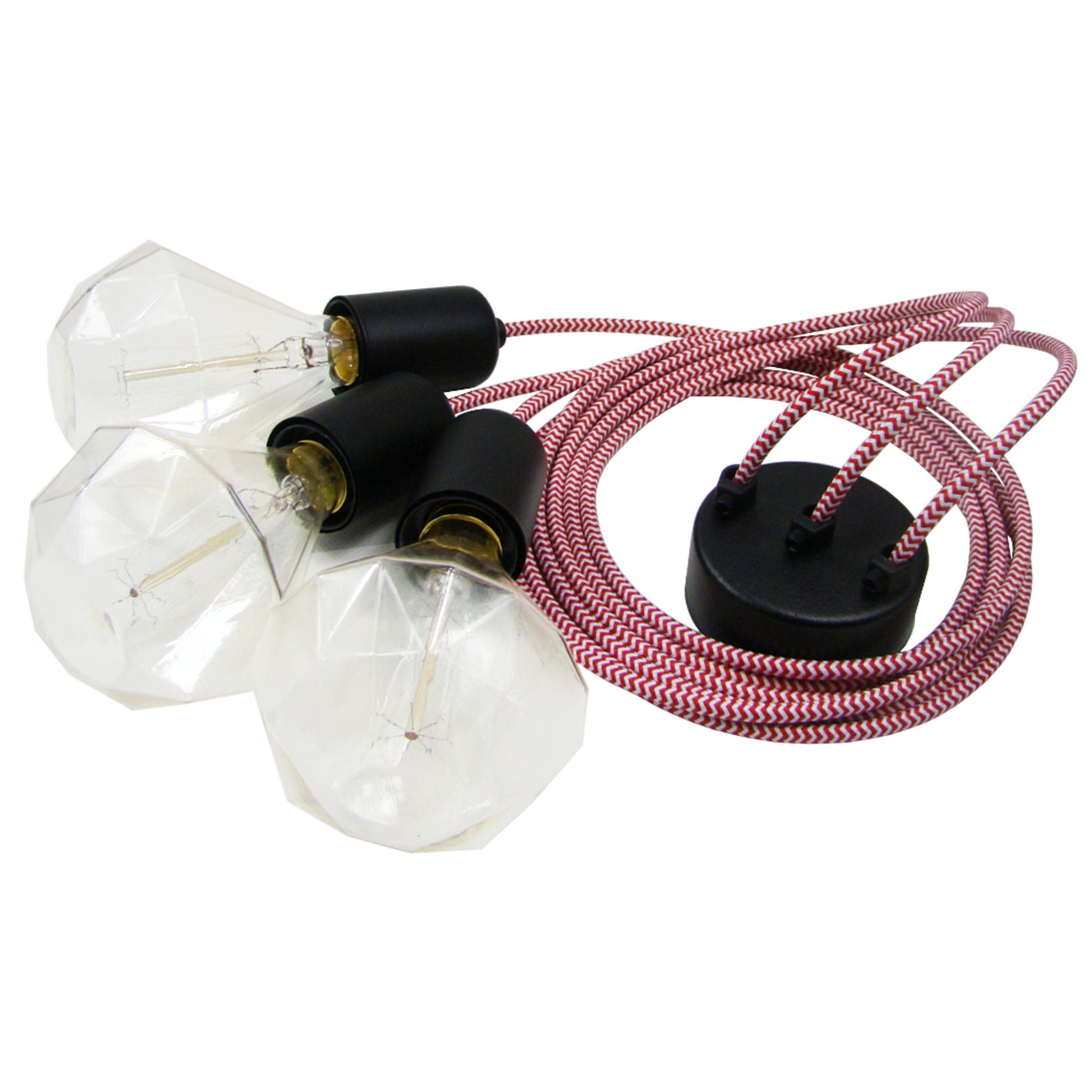 White Black Spider 3, 5, 7, 9 Lamp L 7 Port White Pendant Lamp L 3 Arm ...