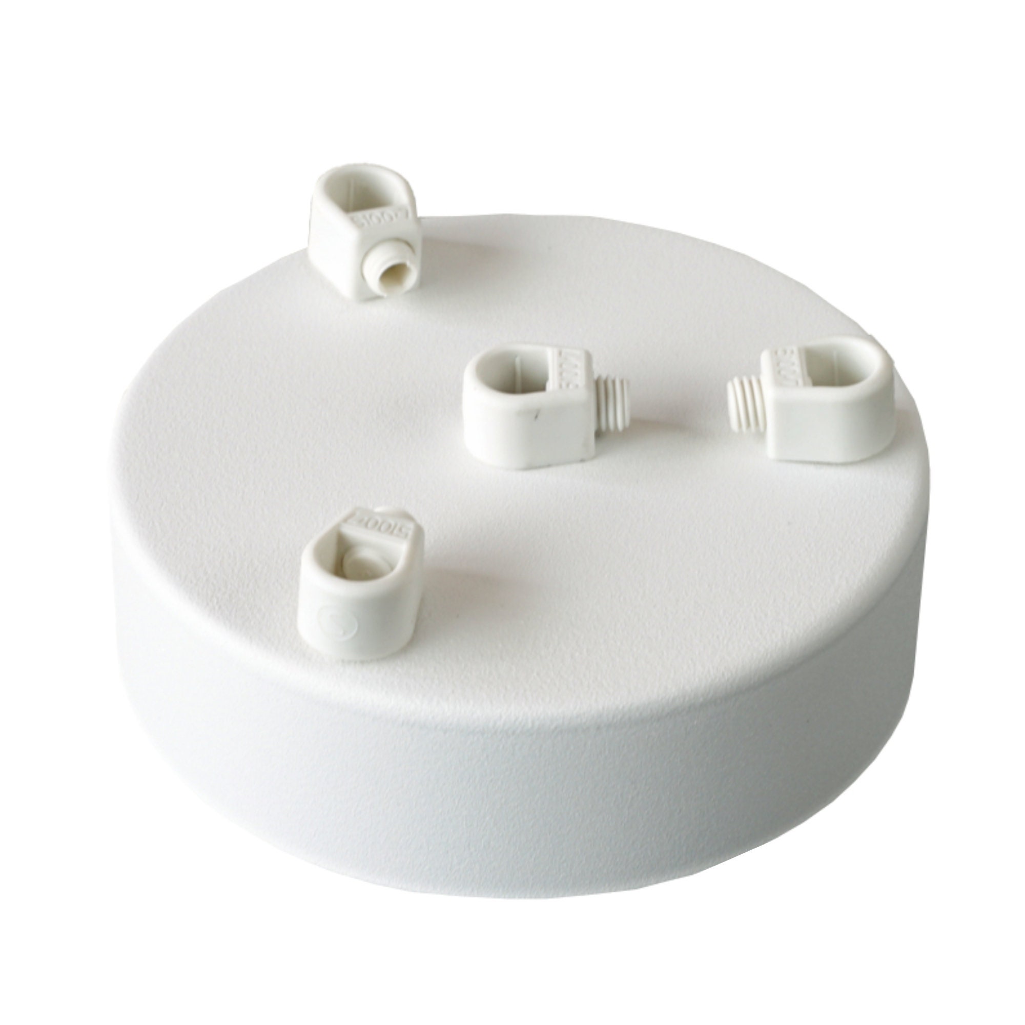 3-port White Ceiling Canopy KIT, DIY, Baldachine for Pendant Lamp ...