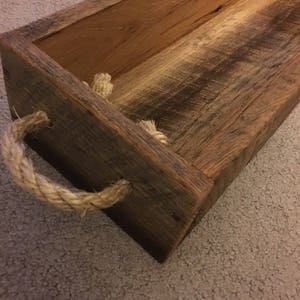 Reclaimed Barn Wood Large Trough - Etsy