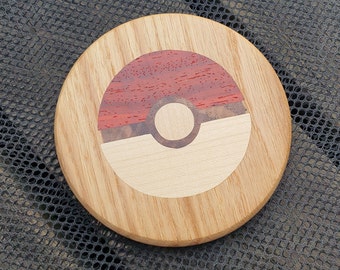 Pokemon Pokeball Drink Coaster Set - Etsy