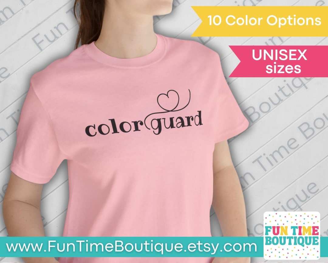 Color Guard Shirt, Color Guard Heart, Guard Member Gift, Guard Mom ...