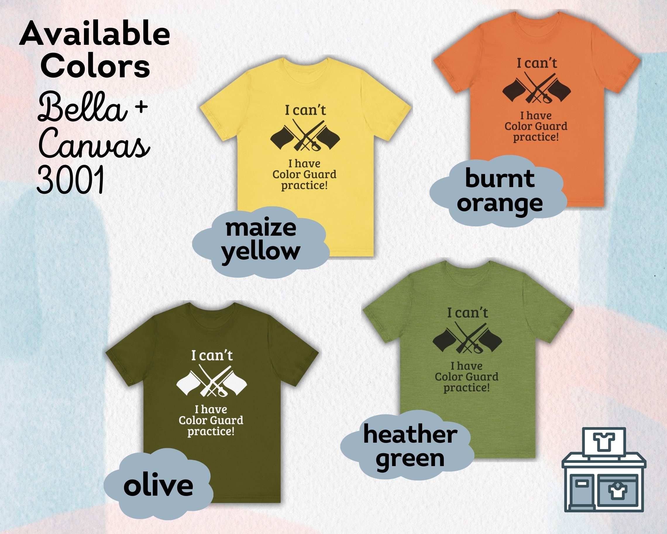 Color Guard T-shirt, Winter Guard Shirt, Guard Practice Shirt, Color ...