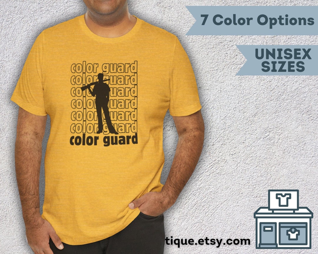 Color Guard Rifle Male, Winter Guard Shirt, Rifle Line Shirt, Guard ...