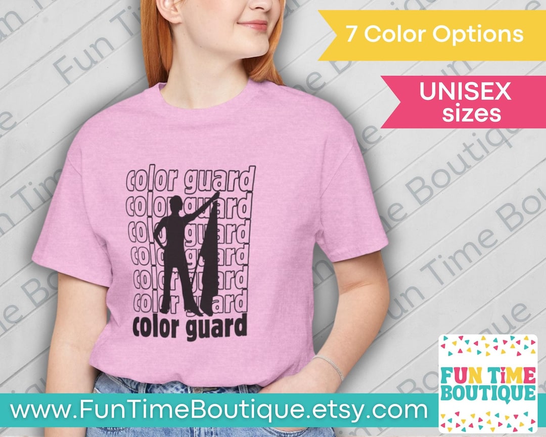 Color Guard Flag Female, Winter Guard Tee, Flag Line Shirt, Guard ...