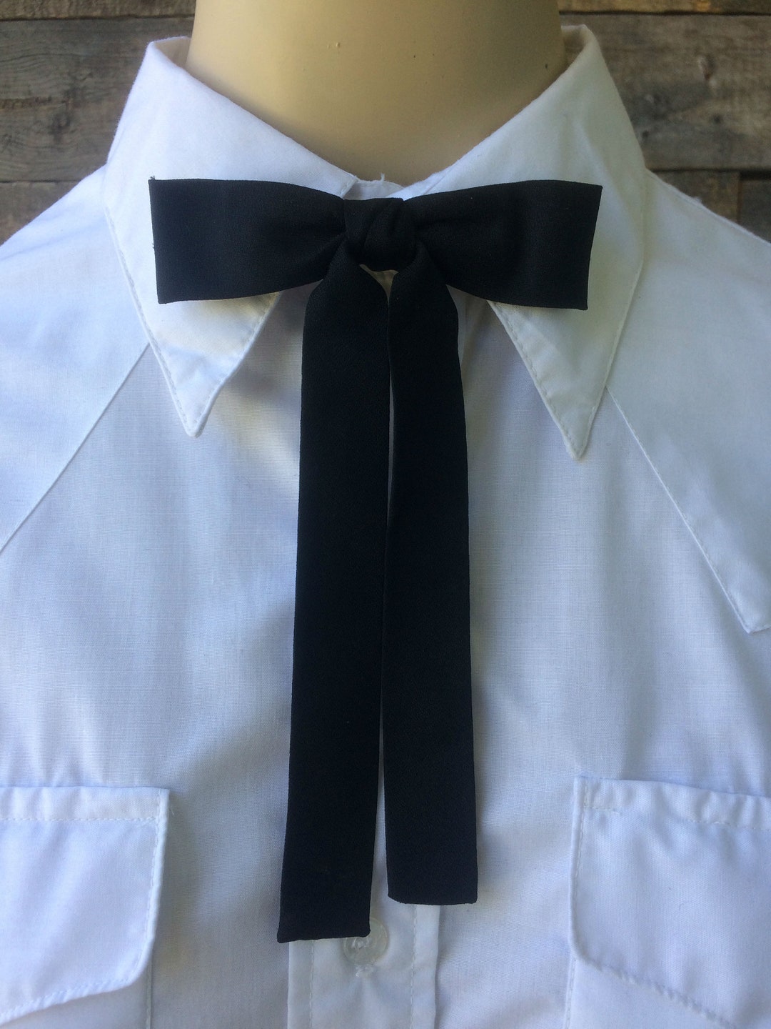 1950s-60s Western Bow Tie Vintage Cowboy Style Bowtie Country Western ...