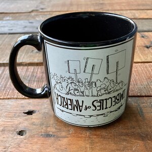 Vintage 1981 Gary Larson imbeciles of America Mug With Original Box - Etsy