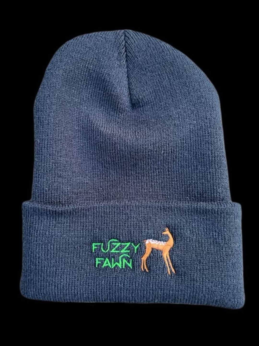 Beanie Hat Fuzzy Fawn Logo - Etsy