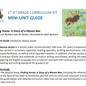 Pollinator Curriculum Kit Based on Children's Bee Book, Educational ...