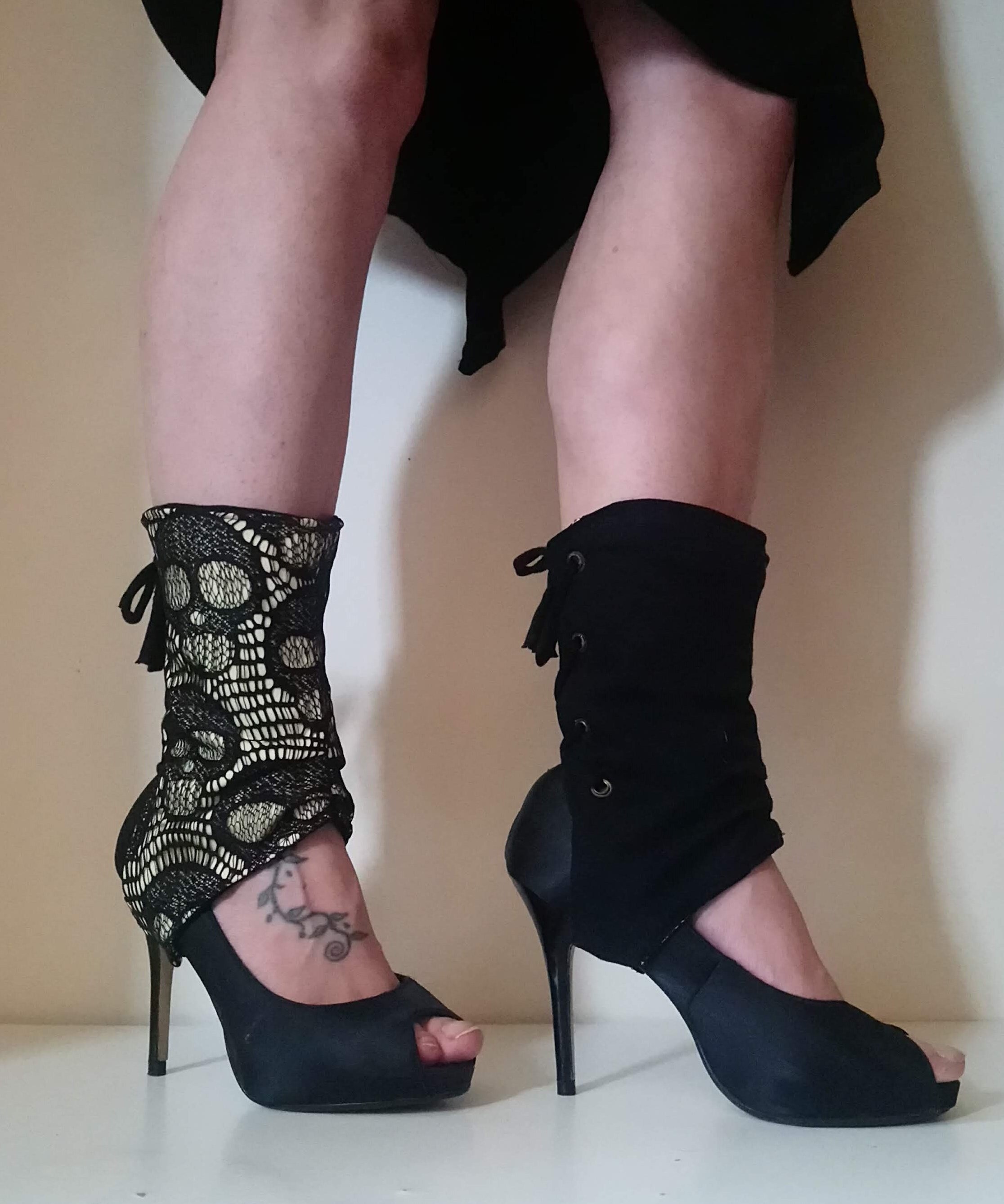 Gothic Steampunk Skull Spats, Versatile Feet Accessory-ankle Warmers ...