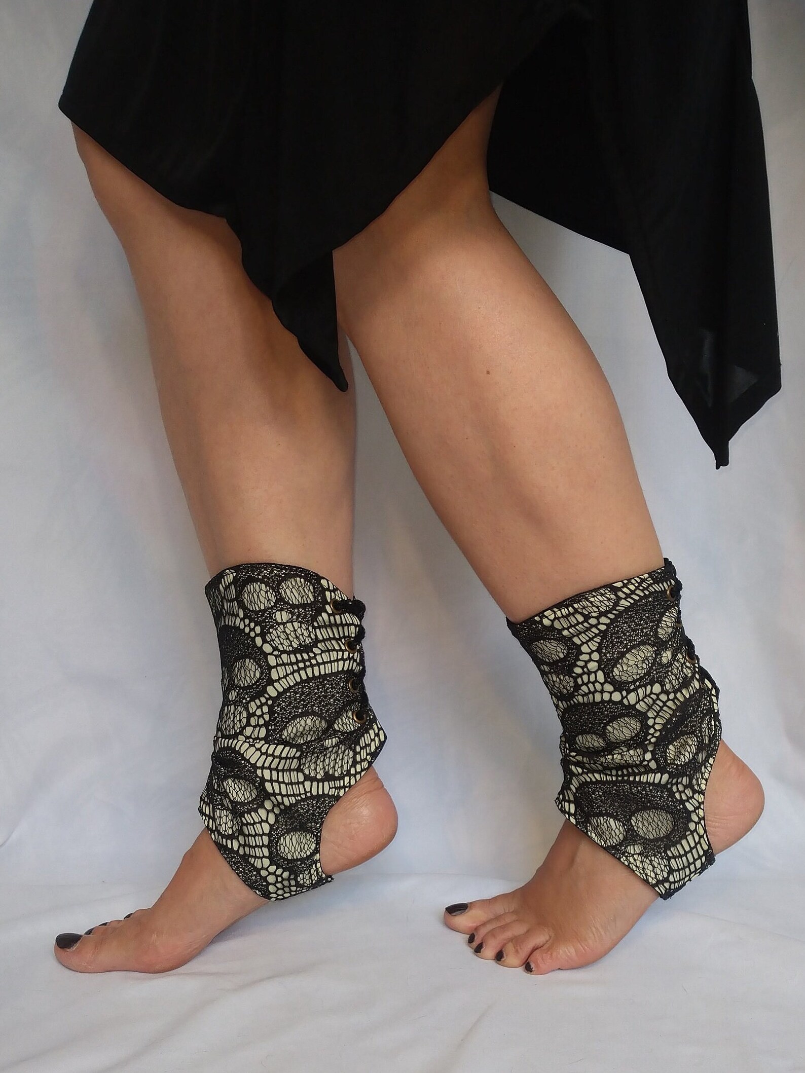 Gothic Steampunk Skull Spats, Versatile Feet Accessory-ankle Warmers ...