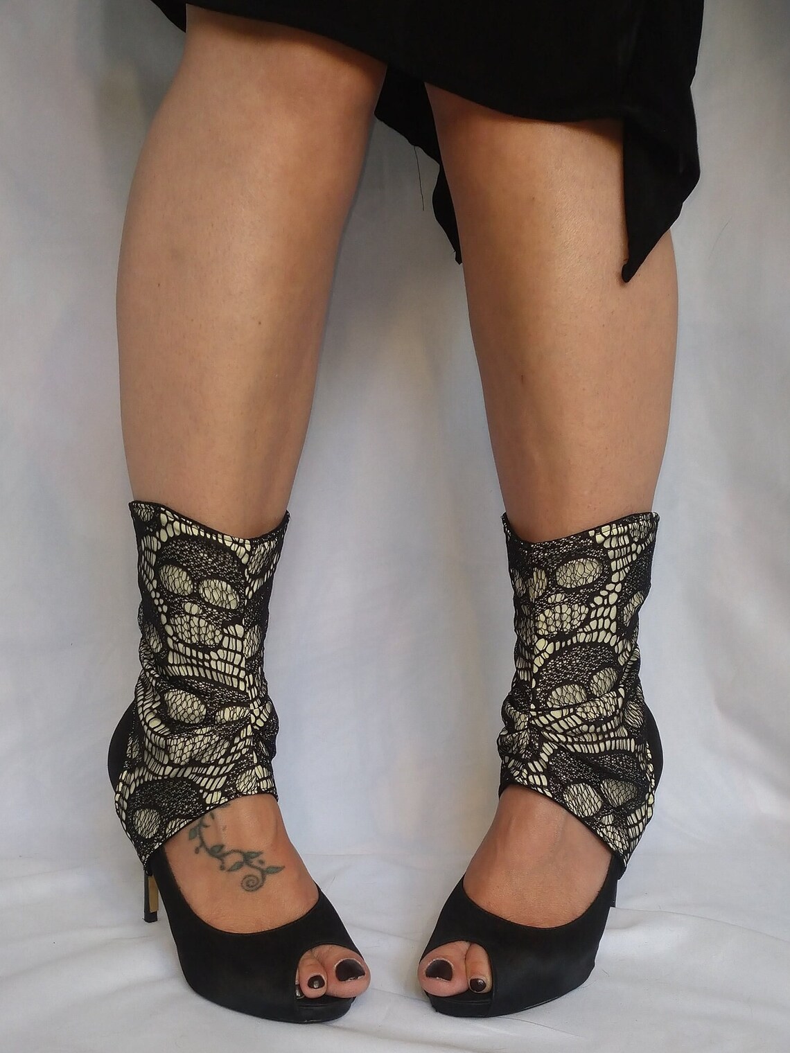 Gothic Steampunk Skull Spats, Versatile Feet Accessory-ankle Warmers ...