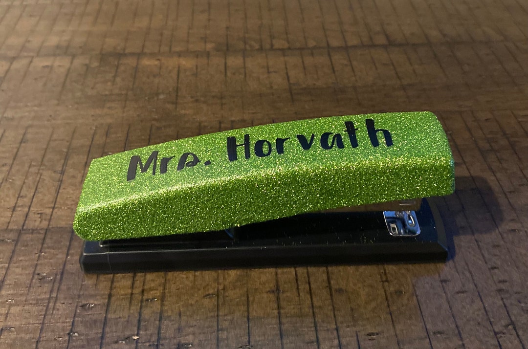 Personalized Glitter Stapler Teacher Gift Glitter Office Office ...