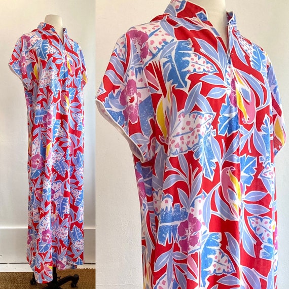 vintage 60s tropical palm - Gem