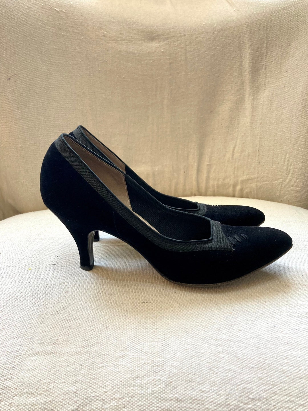 Darling 50s POINTY PUMPS / Velveteen / FLORSHEIM / 6 - Etsy