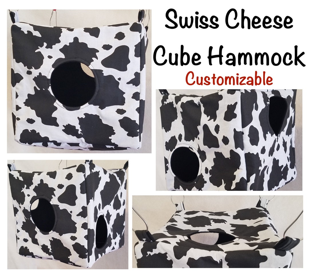 Swiss Cheese Cube Hammock, Custom Order, Multiple Sizes, Colors, and ...