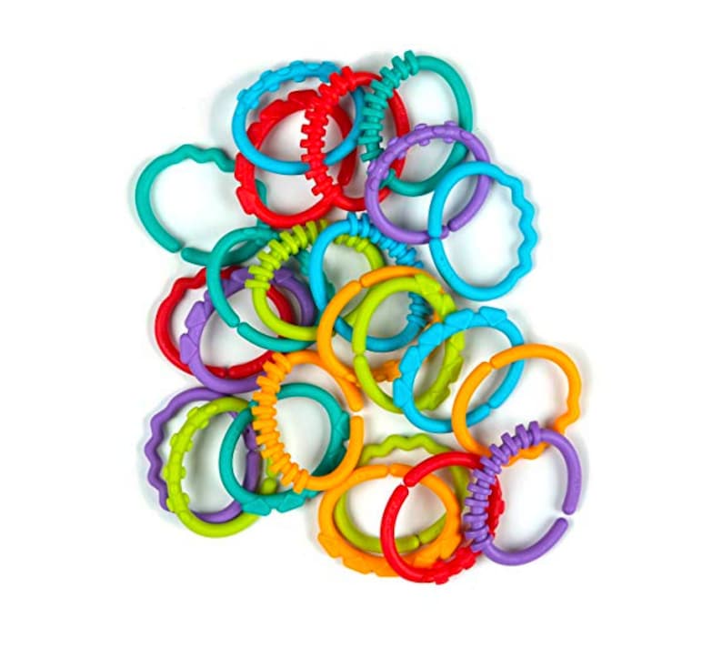 Hanging Rings Toy Linking Rings C-ring Plastic Colorful - Etsy