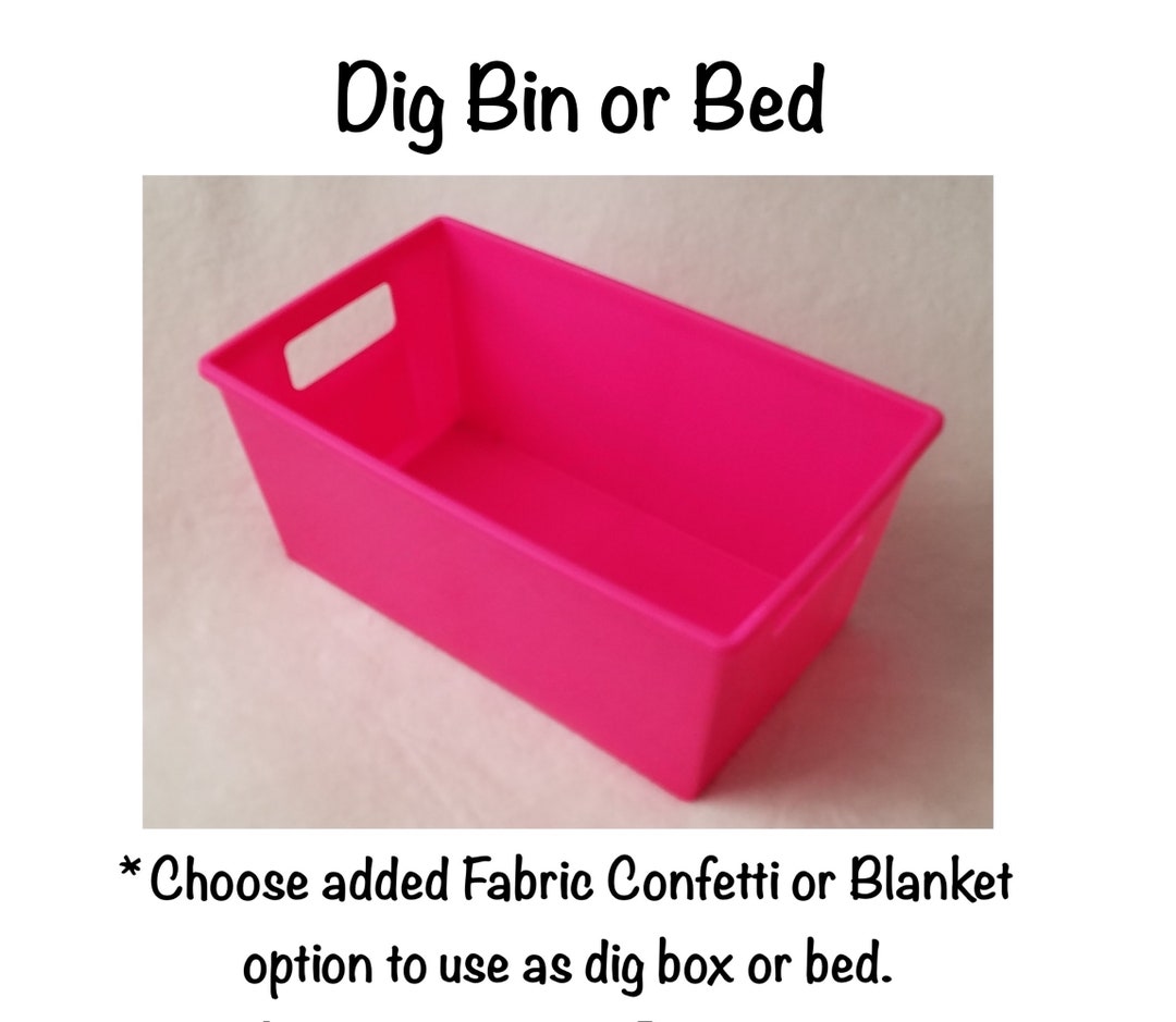 Large Sleeping Box Foraging Bin Bed for Pet Rat, 12"x8"x6.5", Mouse ...