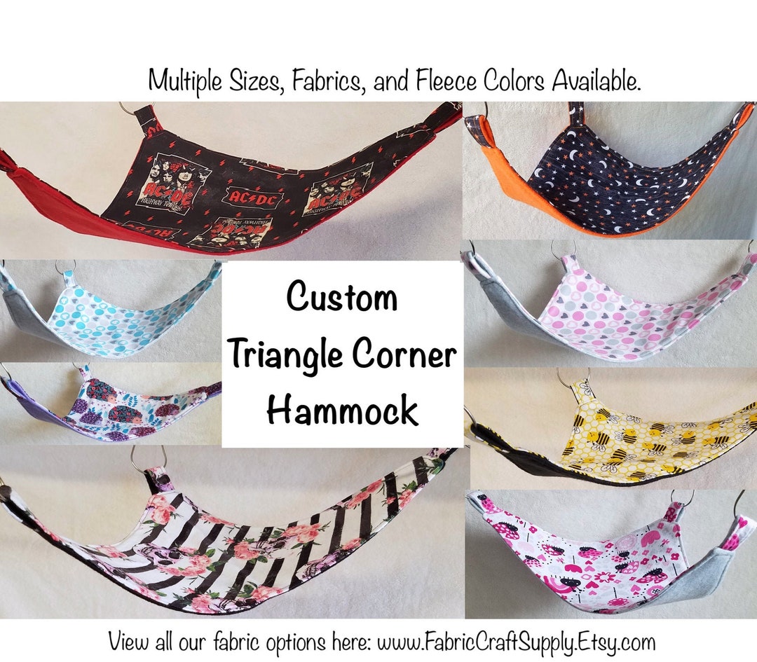 Triangle Corner Hammock, Custom Order, Multiple Sizes, Colors, and ...