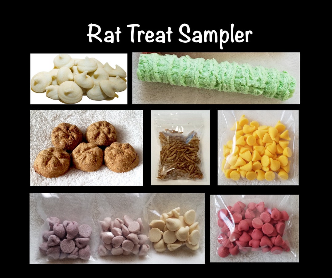 Rat Treat Sampler Box, 5oz or 10oz, Yogies, Yogurt Drops, Rice Pops ...
