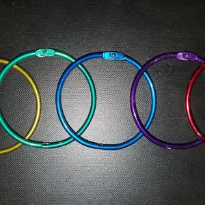 Colored Circular Hinged Hanging Rings / Hammock Hooks - Available in ...