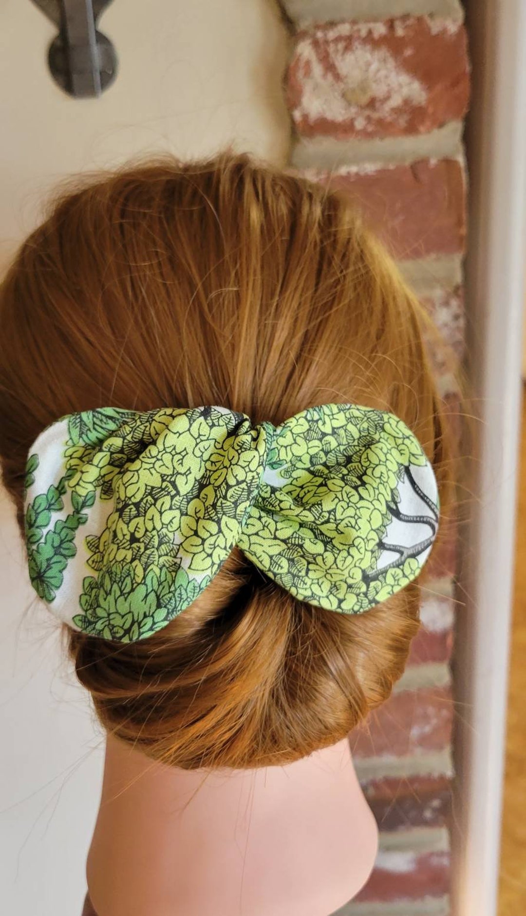 Chic Forest Camouflage Print Bun Maker: Easy Chignon Hairstyle - Etsy