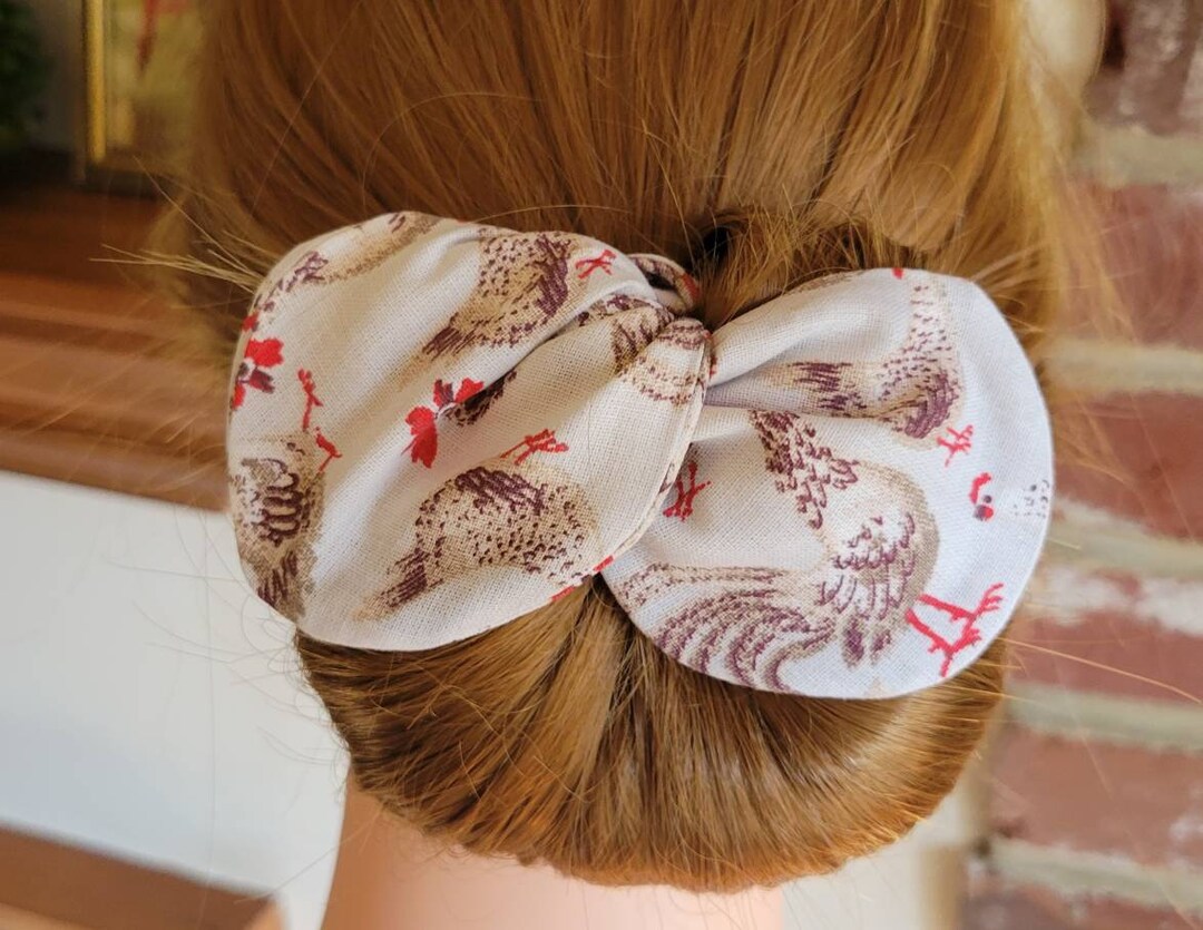 Chic Chignon Bun Maker French Chickens Print, Roll a Bun, Twist a Bun ...