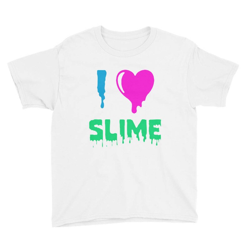 I LOVE SLIME Youth T-shirt, Slime Shirt, Slime Tshirt, Slime Maker ...