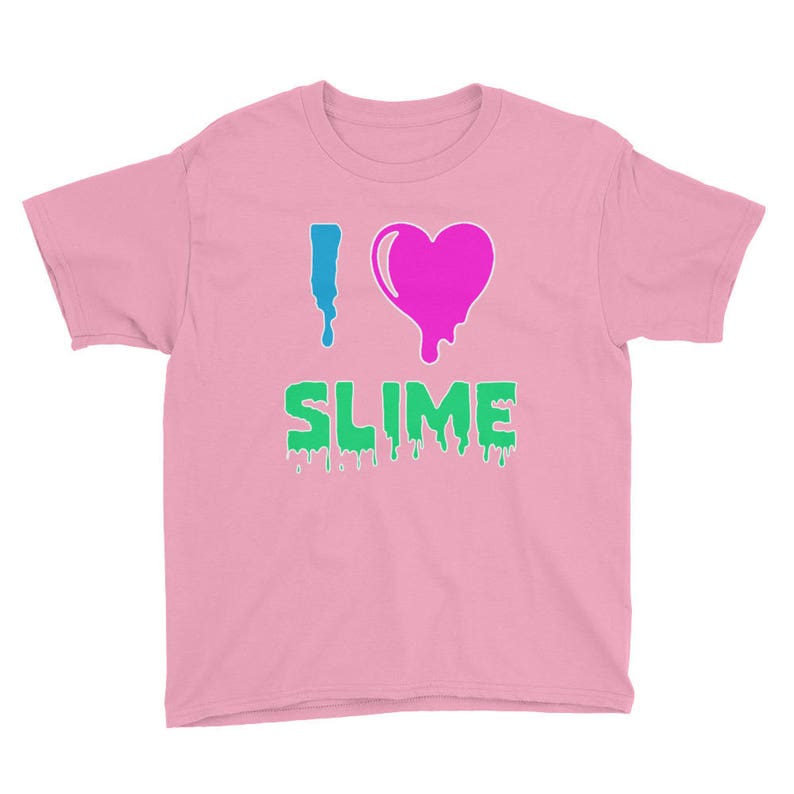 I LOVE SLIME Youth T-shirt Slime Shirt Slime Tshirt Slime - Etsy Canada