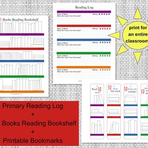 Kids Reading Log, School Reading Printable, Home School Reading Log ...