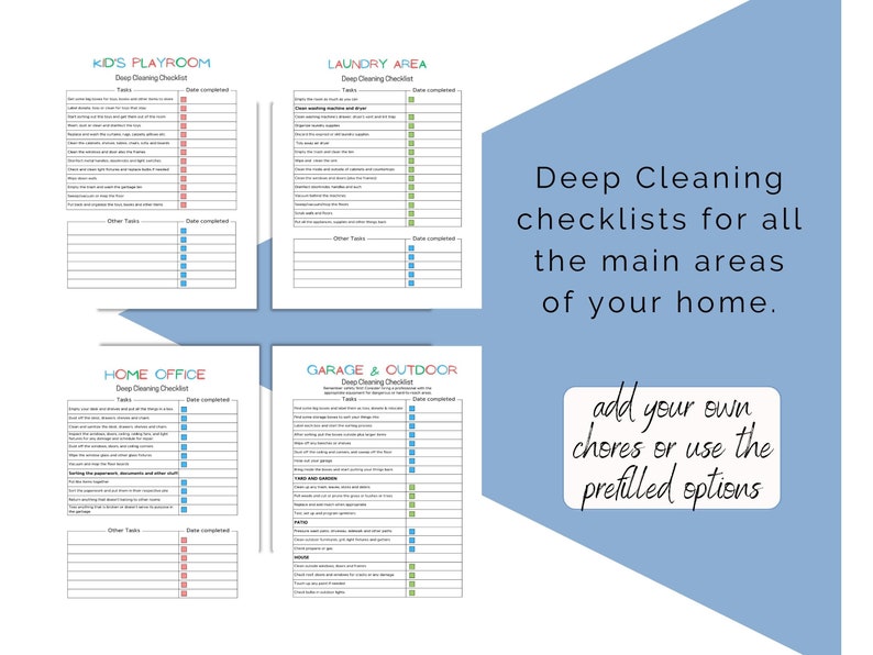 Kids Cleaning Chart Childs Chore Chart Kids Cleaning - Etsy