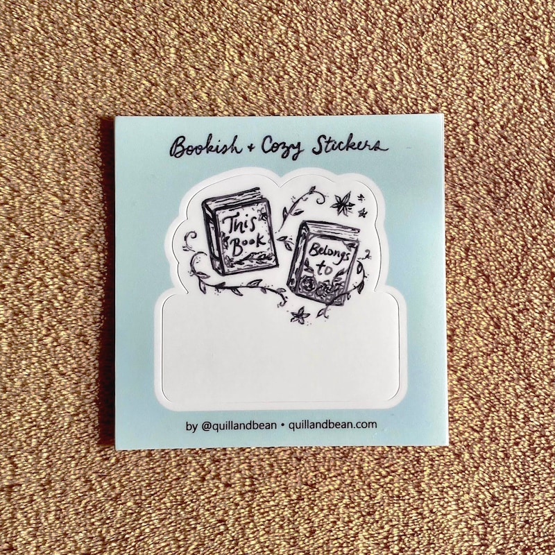 Book Plates Stickers - Etsy