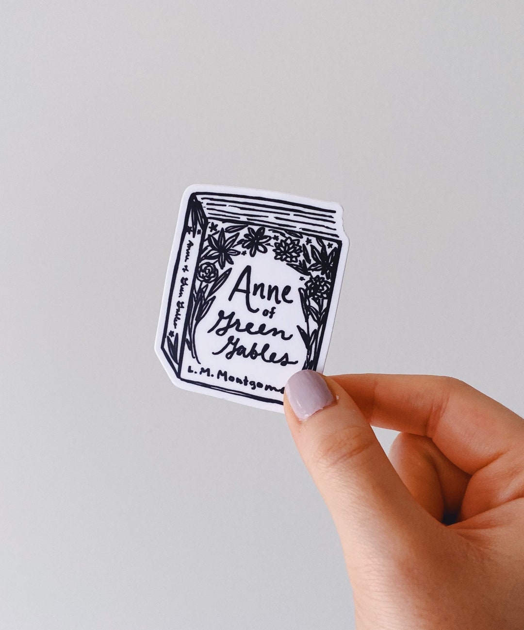 Anne of Green Gables Sticker / Doodled Library / Laptop Sticker ...