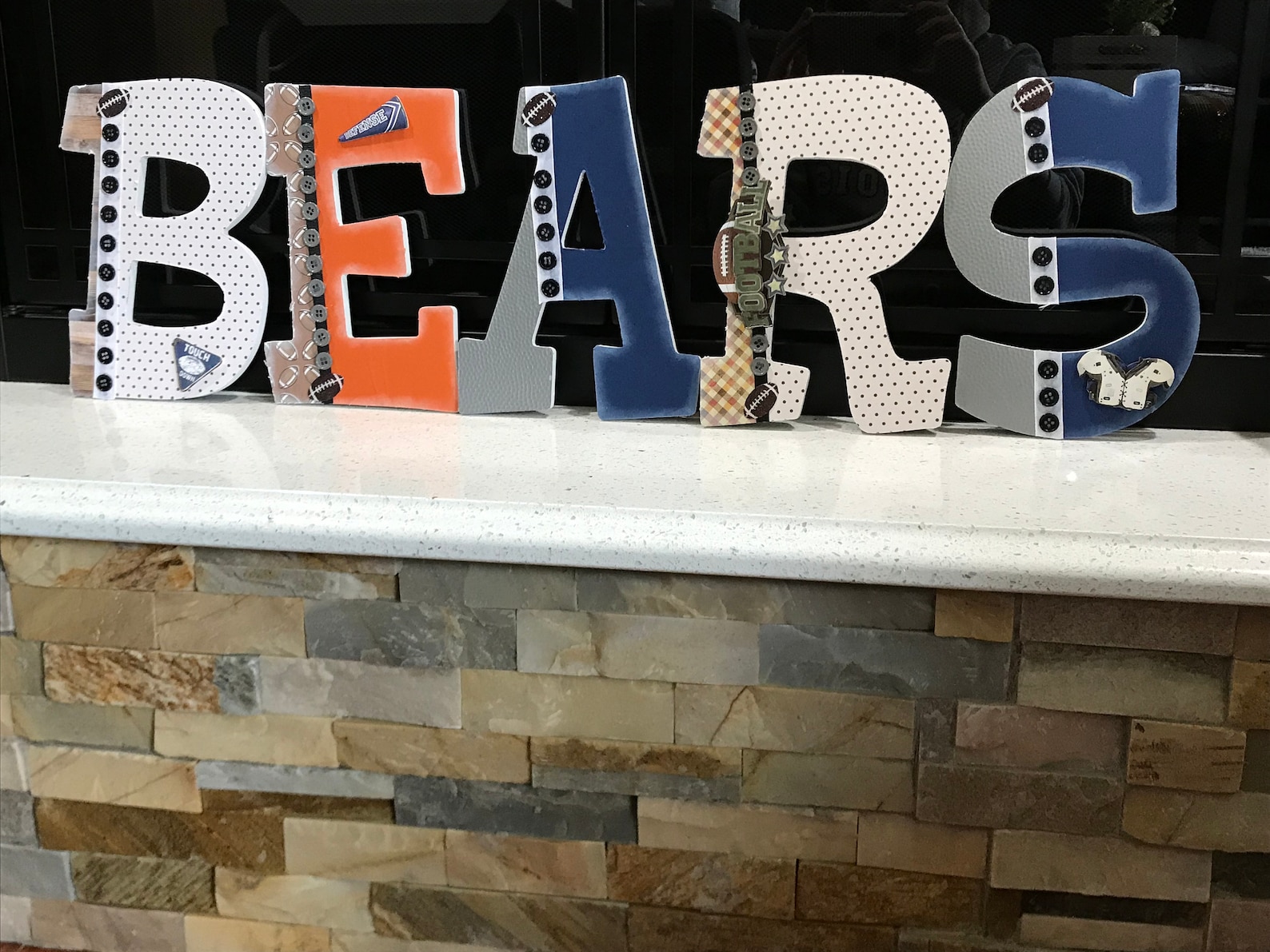 Chicago Bears Sign - Wooden, Rustic, Decor, Sports, Personalized ...