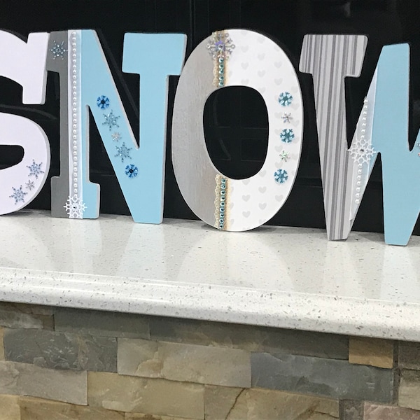 Frozen Wall Letters - Etsy