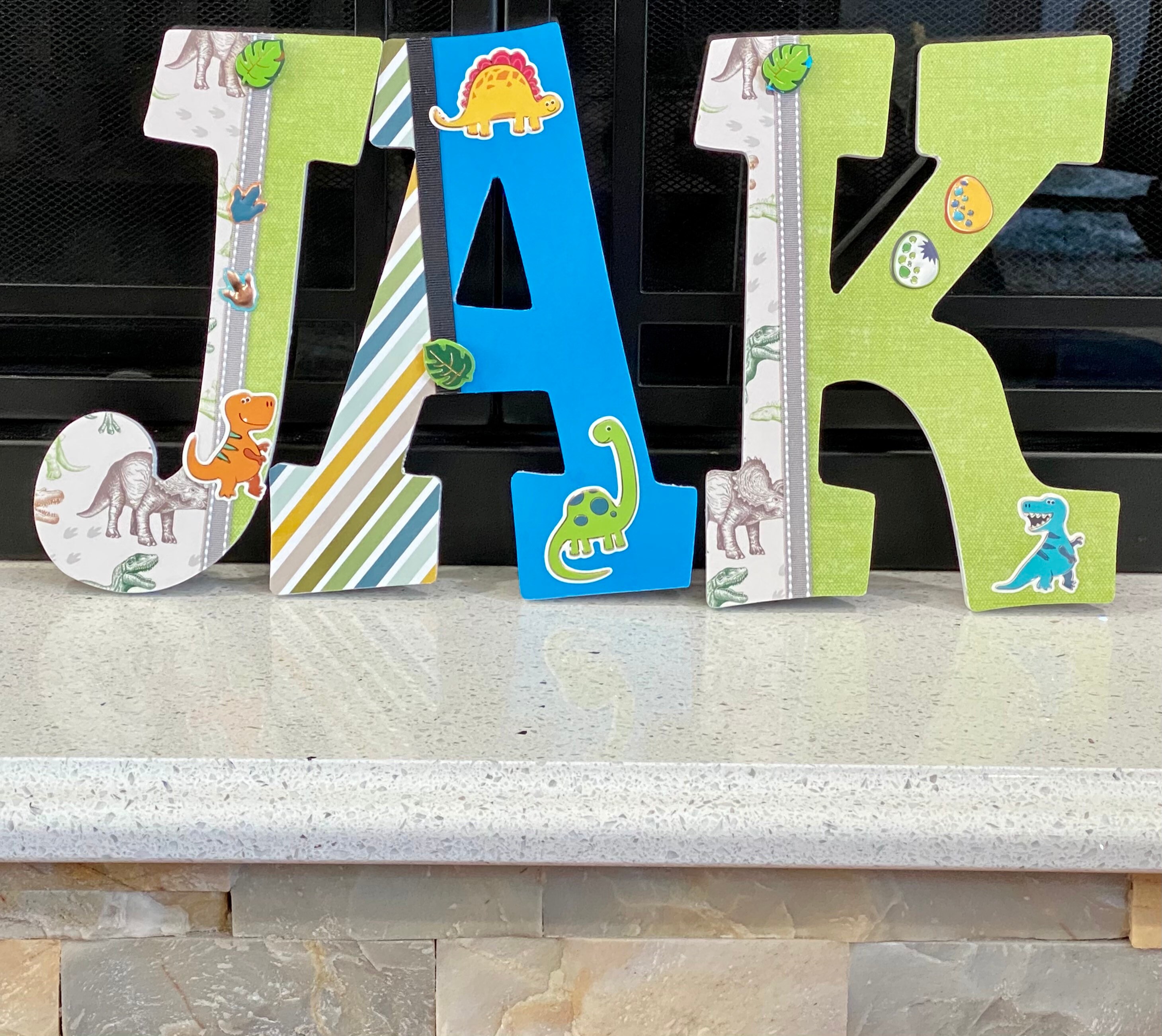 Dinosaur Letters - Rawr/roar - Etsy