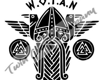 Odin Car Decal - Etsy